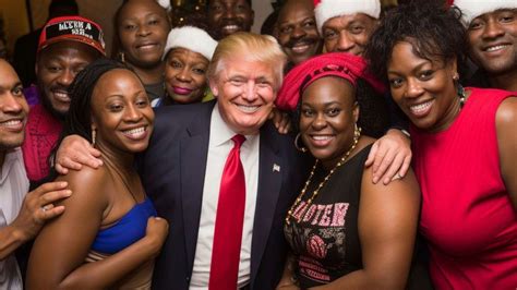 Donald Trump Fake Fotos Aus Ki Sollen Schwarze Wähler Ansprechen Der