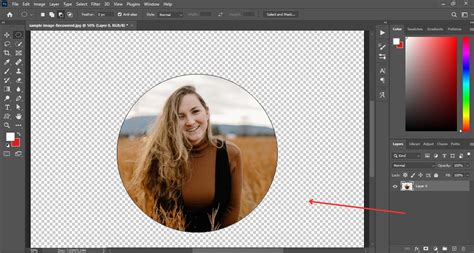 How To Crop Image In Circle Shape In Photoshop CC