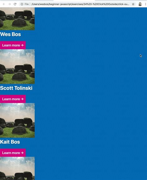 Click Outside Modal Beginner Javascript Wes Bos