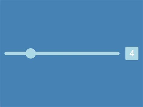 A Blue Background With The Number 4 On It And An Arrow Pointing To The Left