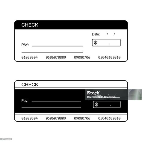 Blank Check Vector Stock Illustration Download Image Now Australian