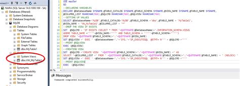 How To Create A Viewtrigger In User Database Fromby Accessing Master