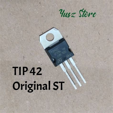 Jual Transistor Tip42 Tip42c Original St Tip 42 Shopee Indonesia