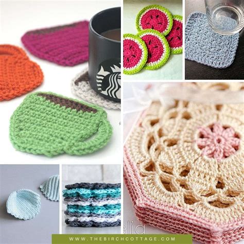 Crochet Coasters Pattern Free 12 Fun And Easy Crochet Coaster Patterns