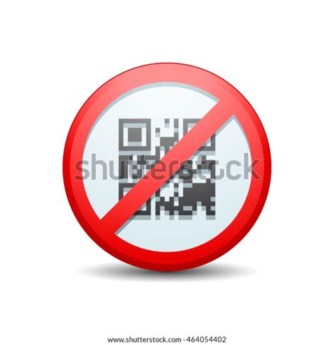 No Qr Code Scan Stock Vector Royalty Free Shutterstock