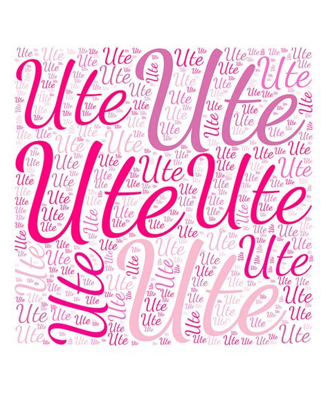 Ute Names Without Frontiers Digital Art By Vidddie Publyshd Fine