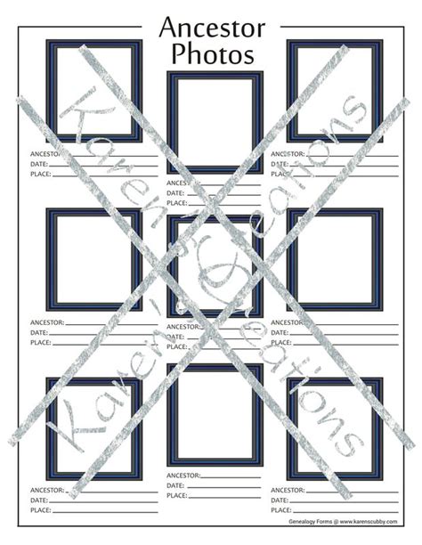Ancestry Genealogy Forms Artofit