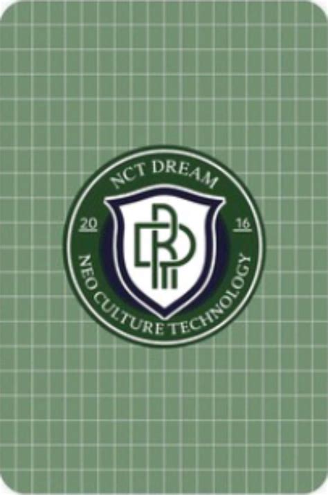 Nct Dream Logo On Checkerboard Background