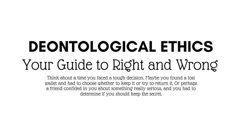 Deontological Ethics Open Letter To Academic Philosophy All Your