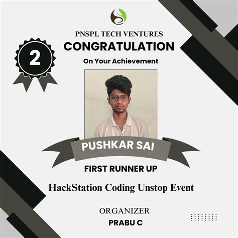 prabu c on linkedin unstop pnspltechventures networking