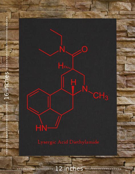 Lsd Chemical Structure Back Patch