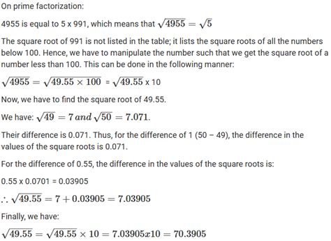 R D Sharma Solutions Class Math Chapter Squares And Square Roots Exercise