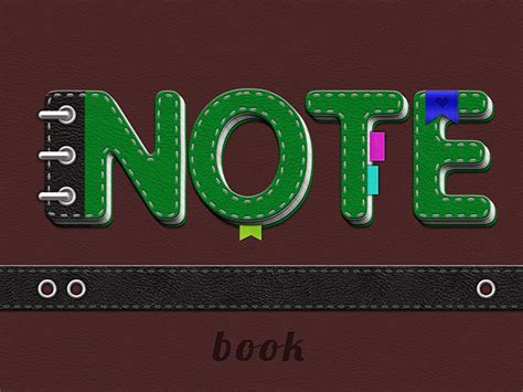 notebook paper text photoshop tutorial