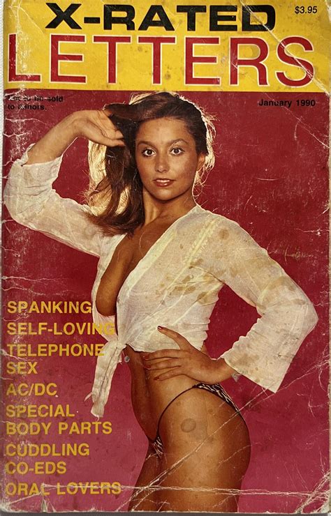 X Rated Letters January Digest Letters Booklet Vm