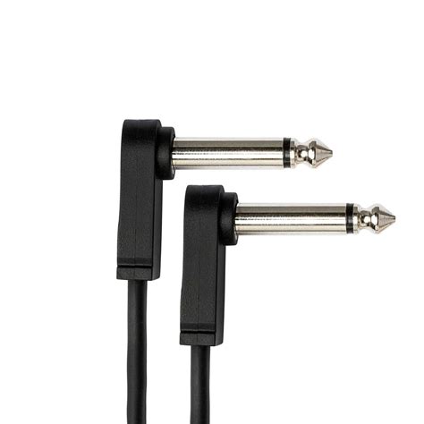 Hosa Flat Guitar Patch Cable 30cm Tough Audio Australia