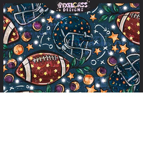 Celestial Football Pixelcassdesigns