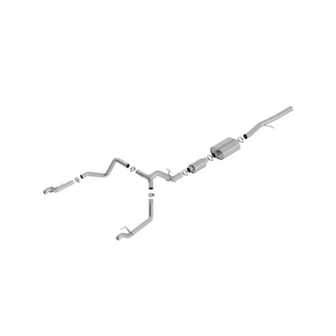 Borla 140773 S Type Cat Back 19 Silveradosierra 1500 62l Ss Factory