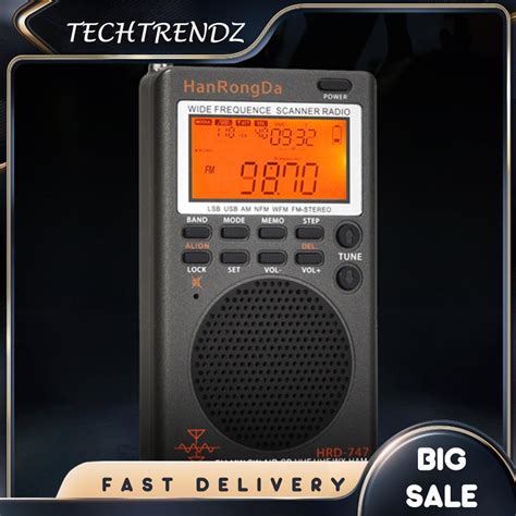 techtrendz th วทย SSB คลนสน FM MW SW SSB LSB AIR CB VHF UHF UBD WX HAM ขนาดพกพา