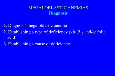 Ppt Megaloblastic Anemia Powerpoint Presentation Free Download Id 3852525