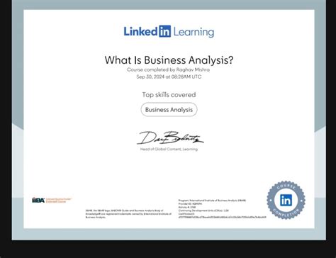 Raghav Mishra On Linkedin I Have Just Completed My Business Analysis