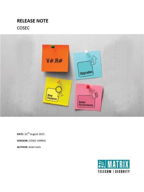 cosec release note v09r01 pdf active directory databases