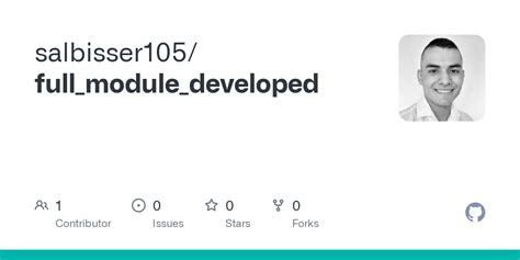 Github Salbisser105fullmoduledeveloped