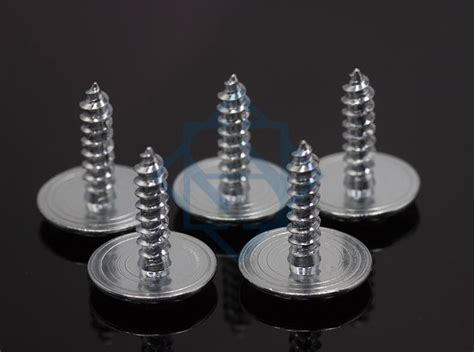 盘头带垫镀锌自攻螺丝大垫圈 汕头市宏生螺钉实业有限公司 定制生产不锈钢螺丝 长螺丝 三角牙螺丝 非标准件螺丝 来图来样定制