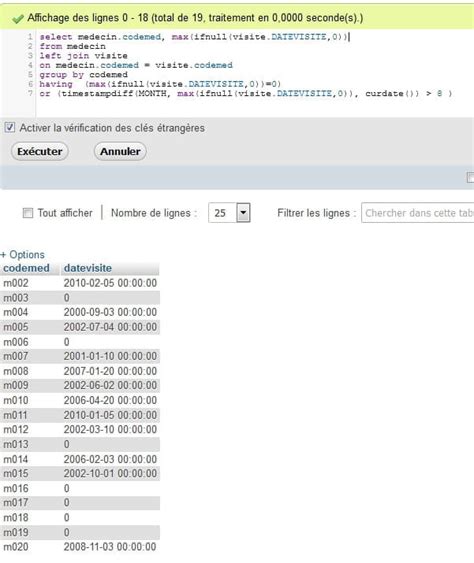 Requête Sql Sélection De Date Résolu Mysql