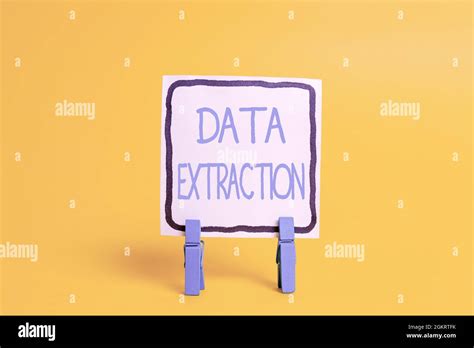 conceptual display data extraction business concept act or process of