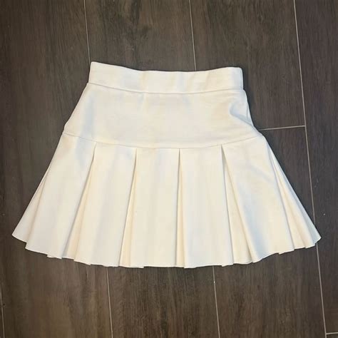 Lioness Pleated Tennis Skirt White Tennis Skirt Pleated Tennis Skirt