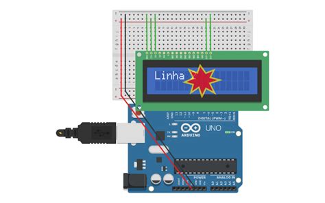 Circuit Design Copy Of Lcd 16 X 2 Sem Potenciometro Tinkercad
