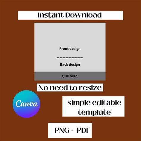 Rolo Candy Wrapper Wedding Favor Easy Simple Blank Editable Canva