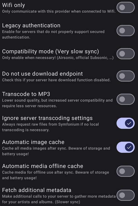 Subsonic Opensubsonic Media Provider Configuration Wiki