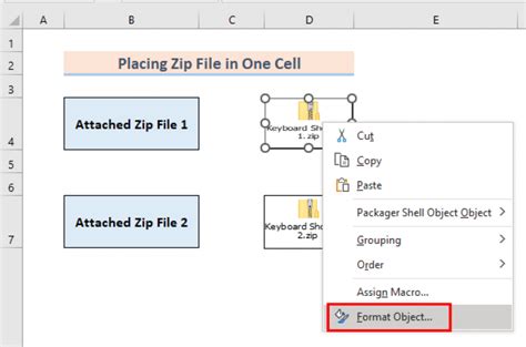 How To Attach Zip File In Excel 3 Quick Tricks Exceldemy