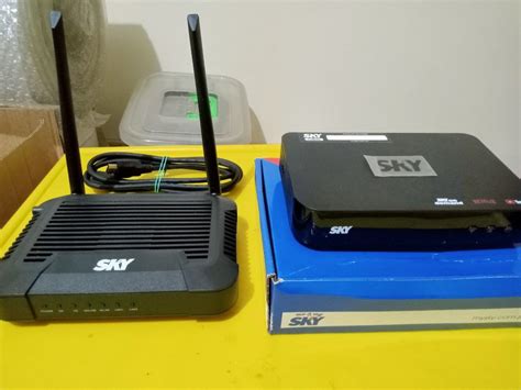 sky cable modem and digibox set computers and tech parts and accessories