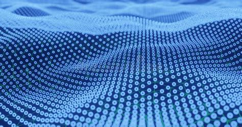 Abstract Wave Background Connection Blue Dots Structure Polygonal Abstract Background Plexus