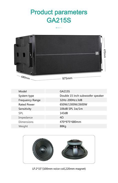 Wholesale Line Array Dual 12 Inch Professional Speakers