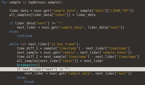 Weird Lidar Sample Correspondence Issue Nutonomy Nuscenes Devkit GitHub