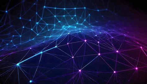 Premium Photo Abstract Technology Background With Connection Lines And Dots 3d Render Illustration