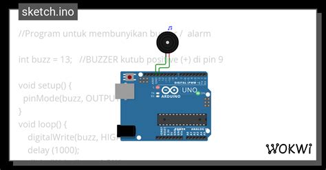 Buzzer Wokwi Esp32 Stm32 Arduino Simulator