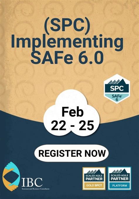 Spc Ibc Implementing Safe Scaledagile Framework International Business Consultants Ibc