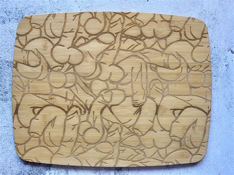 Cockcuterie Bamboo Cutting Board Penis Engraved Cutting Etsy Cockcuterie Bamboo Cutting Board Penis Engraved Cutting Etsy