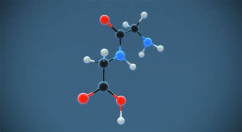 Глицилглицин (C₄H₈N₂O₃) - 3D сценa - Електронно обучение и учене Mozaik
