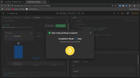 Himanshu Kharola On Linkedin Leetcode Dailyleetcodeproblem Consistency