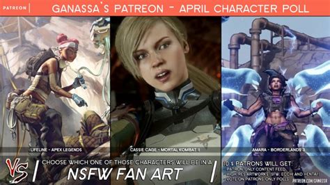 April Character And H Comics Polls Are Open By Ganassa Artwork