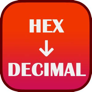 Convert Hexadecimal To Decimal Tool