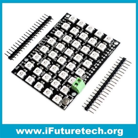 RGB LED WS PIXEL MATRIX SHIELD IFuture Technology