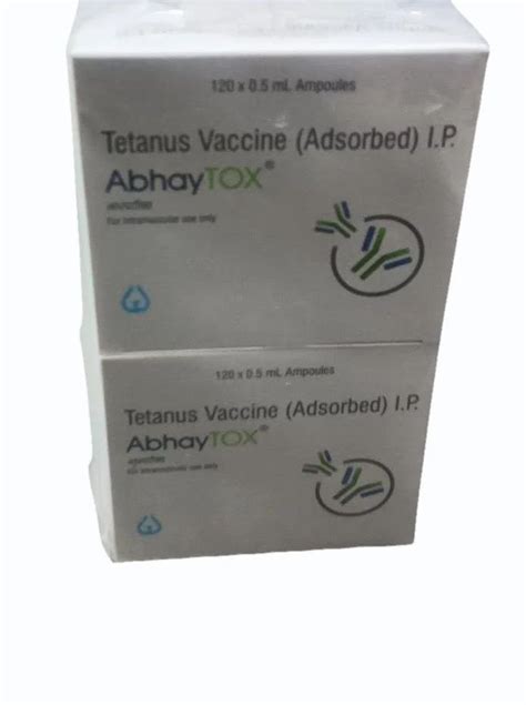 Tetanus Toxoid Absorbed Vaccine At ₹ 9 5 Vial Indore Id 2852678648930