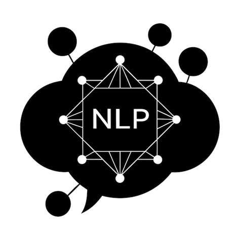 Technology Concept Flat Vector Style Illustration Featuring Natural Language Processing Elements