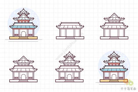 画一个名胜古迹的简图 名胜古迹怎么画 大山谷图库